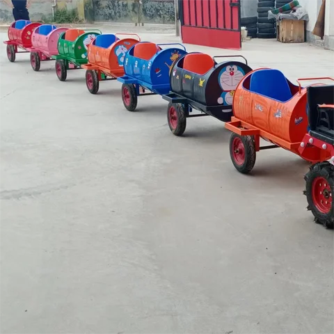 Buy Steel Battery-powered Mini Train Ride-on Set For Kids Trackless ...