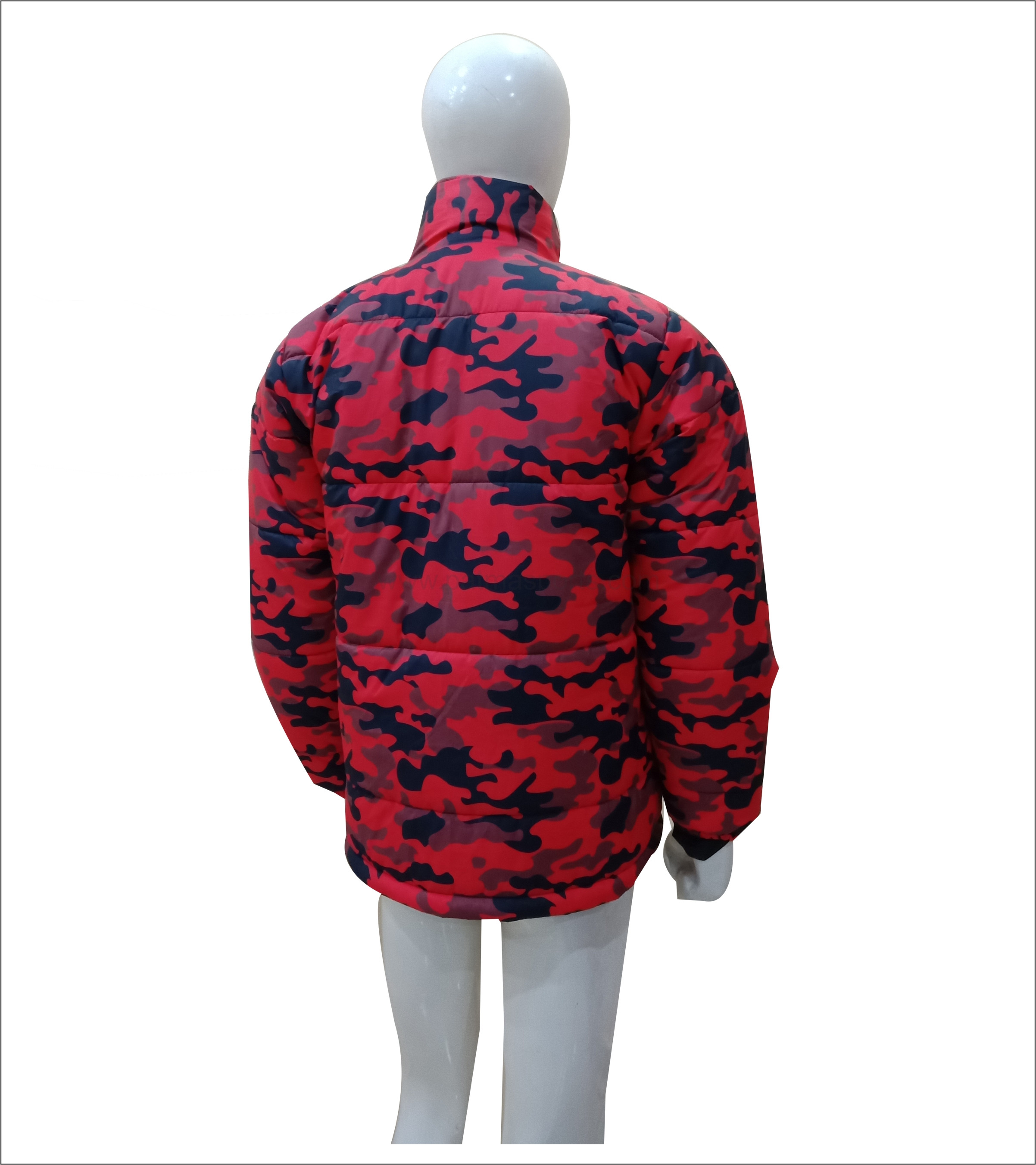 Buy Sublimation Print Custom Nylon Winter Black Bomber Puffer Men ...