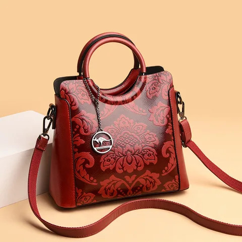 Buy Womens Bag Fashion Handbag Female Shoulder Bag Print Messenger Bag ...