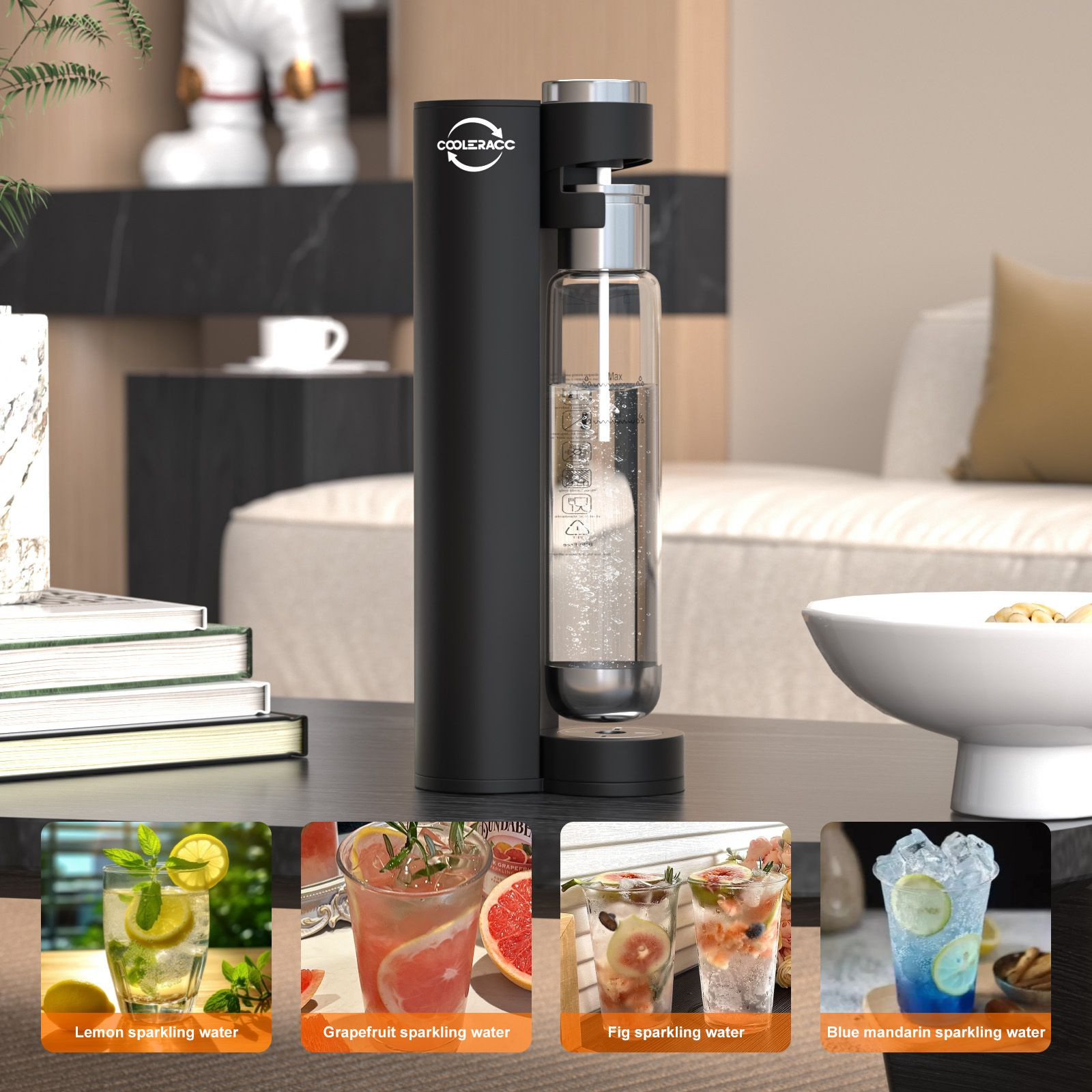 Buy Sodastream Sparkling Water Maker Soda Machine &1l Water Bottles ...