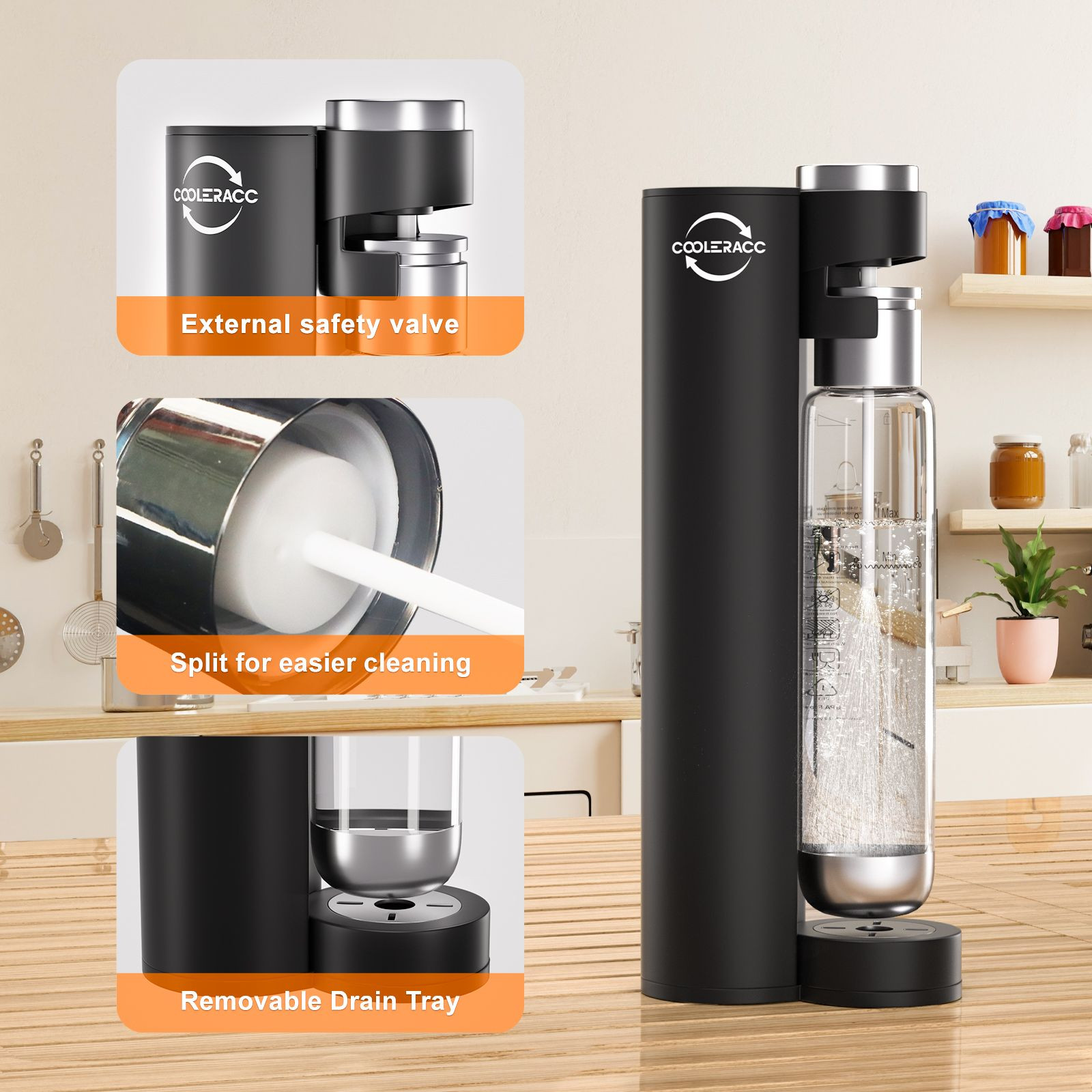 Buy Sodastream Sparkling Water Maker Soda Machine &1l Water Bottles ...
