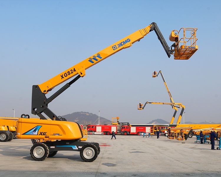 Buy Xcmg Telescopic Boom Lift 25m Diesel Mobile Outdoor Aerial Work ...
