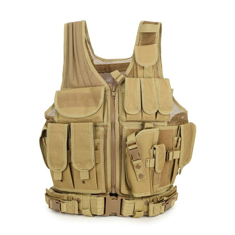 Buy Outdoor Tactical Vest, Multi-functional Breathable Training Vest ...