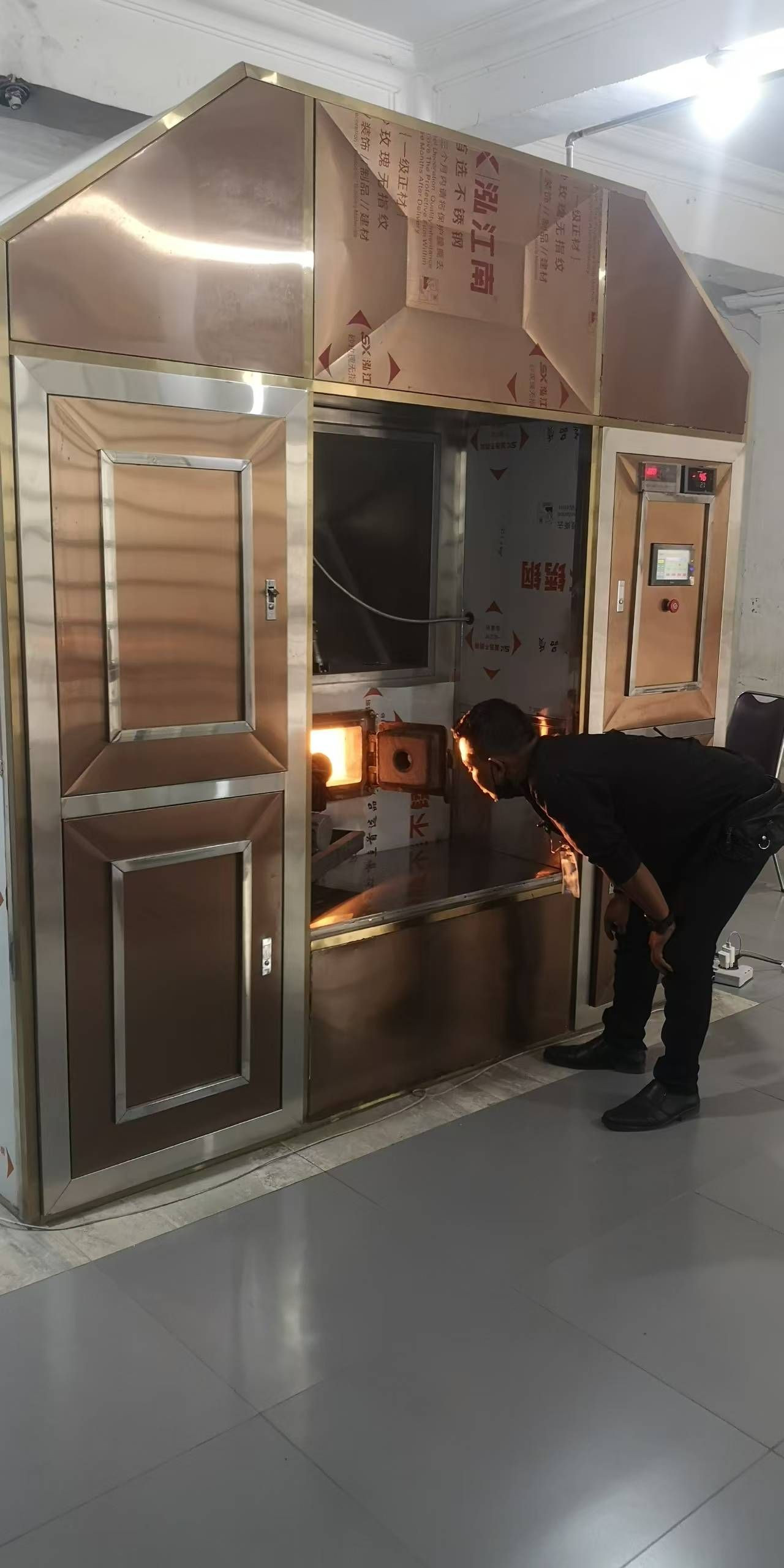 Buy Automatic 220/380v Human Crematory Machine No Smell No Smoke New ...