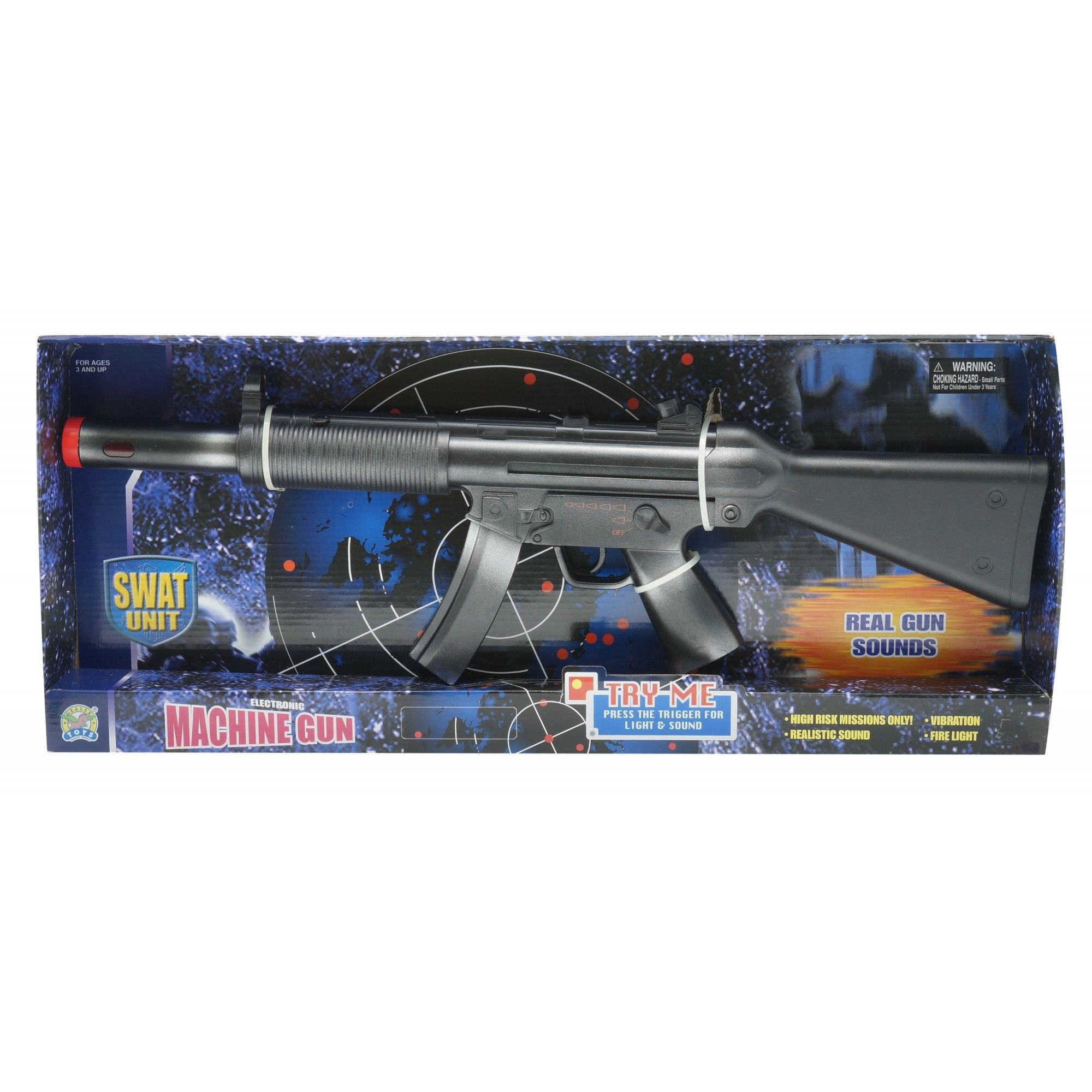 Buy Swat Unit Mp5 Sd5 Gun With Light , Sound & Vibration from Gealex ...