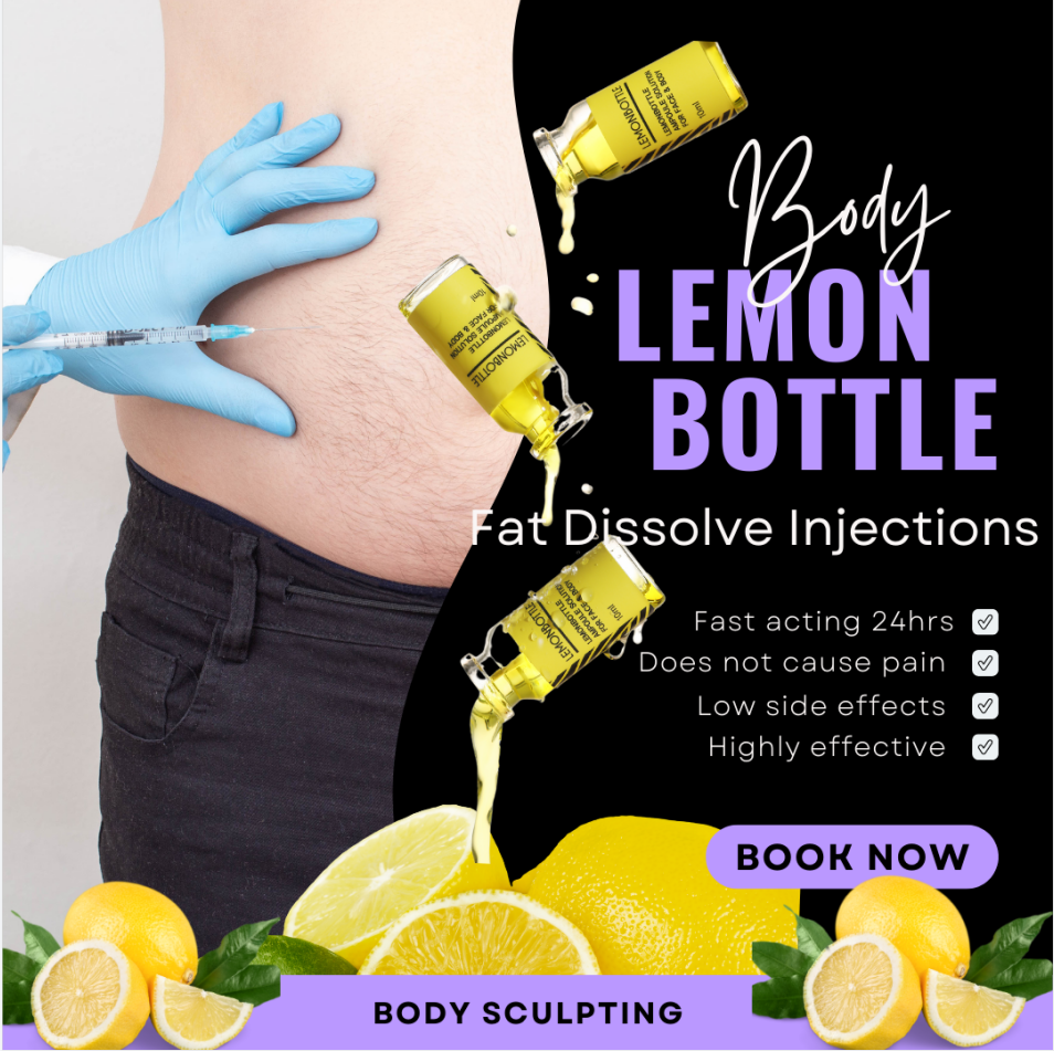 Buy Korea Fat Solution Lemon Bottle 10ml*5 Fat Dissolving Lipolysis ...