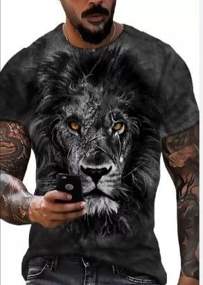 Buy 3d Pattern Slim Fit Macho T-shirt from Kunming Kuoda Clothing Store ...