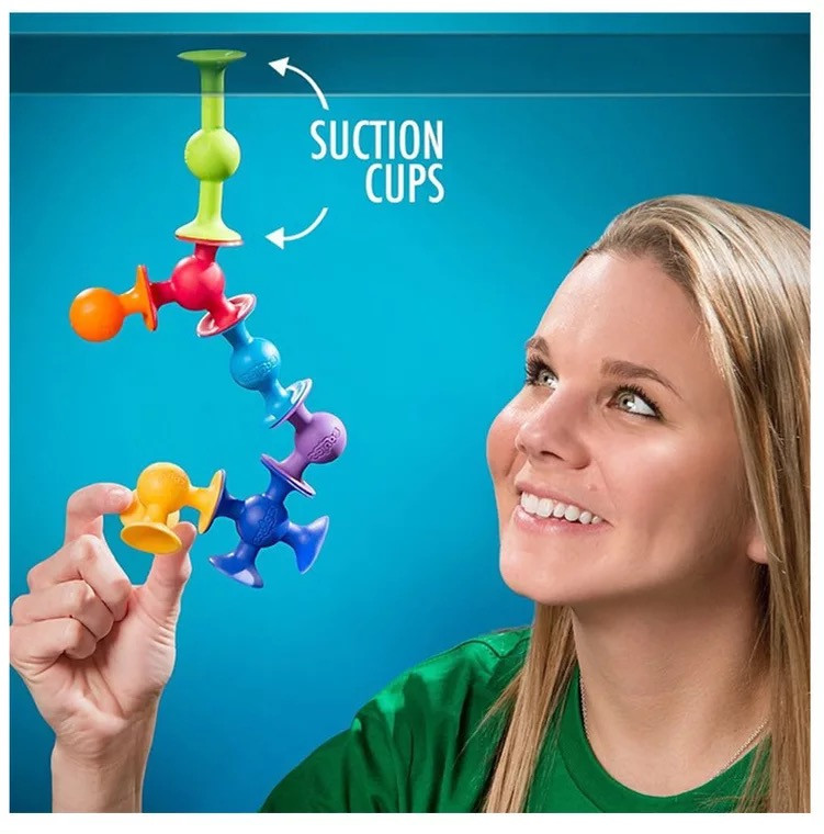 Buy 100pcs/box Pop Little Assembled Sucker Suction Cup Educational ...