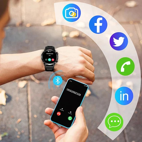 Buy 2024 Hot Selling Waterproof Fitness Tracker Smartwatch Bt Calling ...