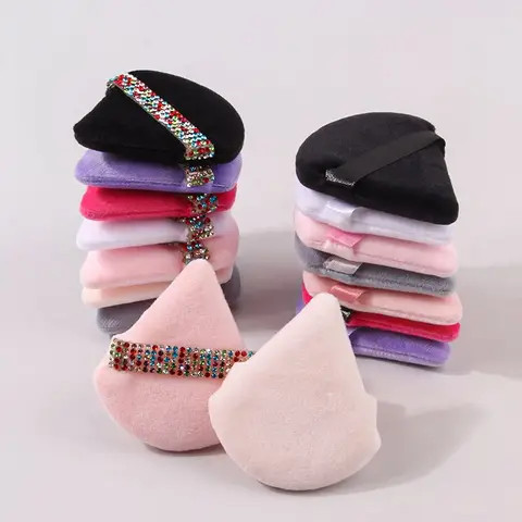 Buy 2024 New Model Mini Black Triangle Makeup Remover Cosmetic Powder ...