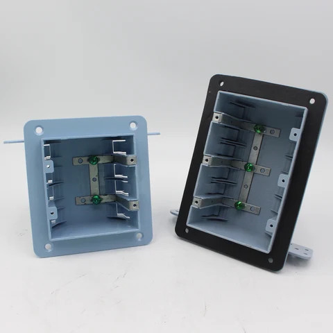 Buy 3 Gang Sheathed Cable Plastic Outlet Box/gasket Device Box Airtight ...