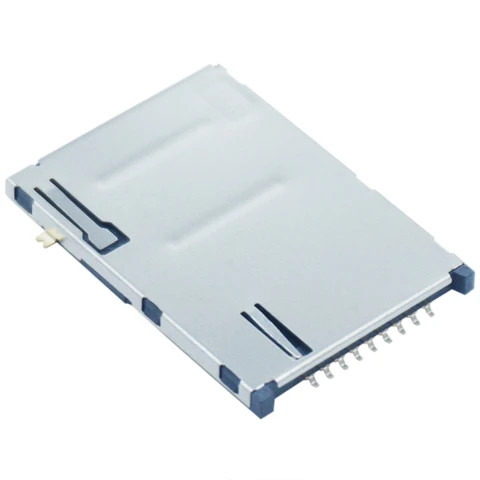 Buy 9 Pin Smt Push Push Type Sim Card Connector from ShenZhen ...