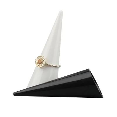 Buy Acrylic Conical Ring Display Jewelry Storage Plastic Ring Display ...