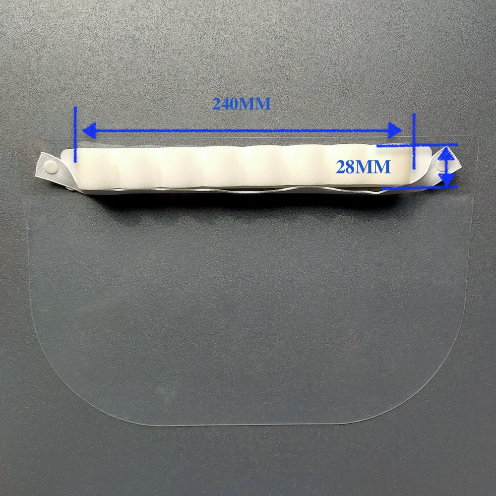 Buy Adjustable Big Transparent Plastic Full Half Eye Cover Shields ...