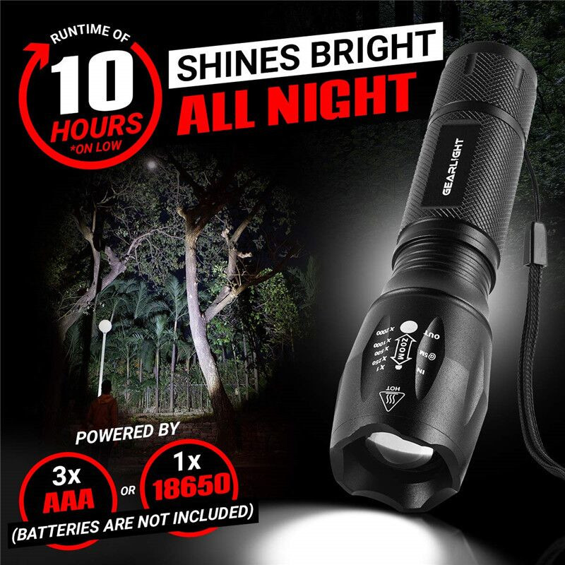 Buy Amazon Best Seller Professional Tactical Flashlight Super Bright ...