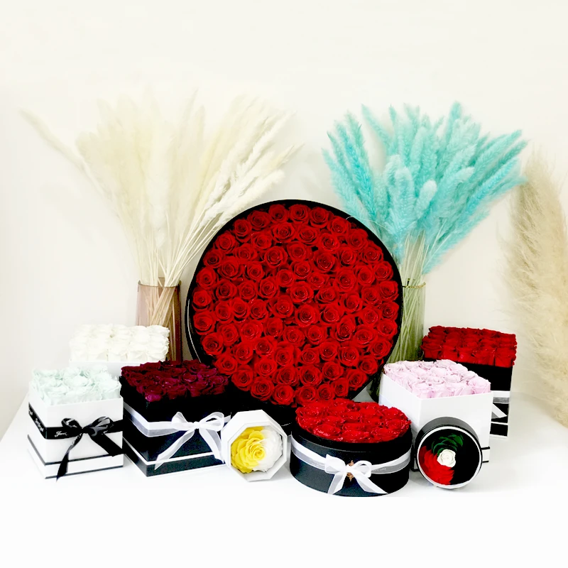 Buy Amazon Top Sellers Red Rose Box Best Quality Infinity Roses Flower ...