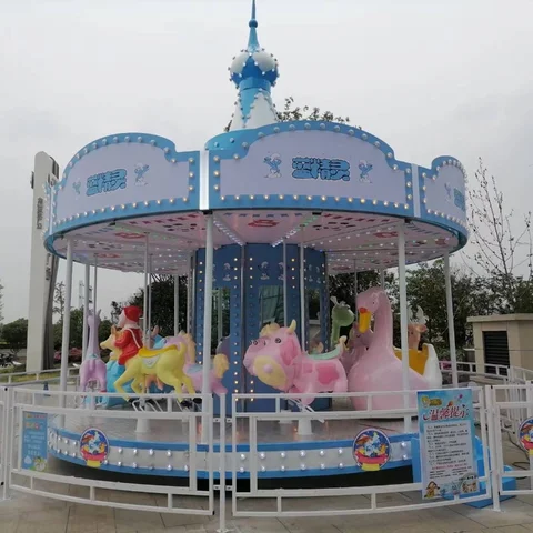 Buy Automatic Carousel, Park Carousel, Adult Carousel, Electric Merry ...