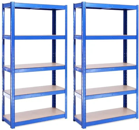 Buy Blue 5-layer Boltless Rack Shelving Heavy Duty Galvanized Steel ...