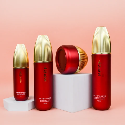 Buy Bullet Shape New Cosmetic Glass Bottle 30g 50g 40ml 100ml 120ml ...
