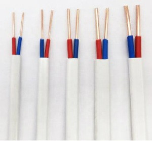 Buy Bvvb2*4 Low Voltage Electrical Wire 2 Cores Pvc Insulated Flat Copper Wires from Sichuan ...