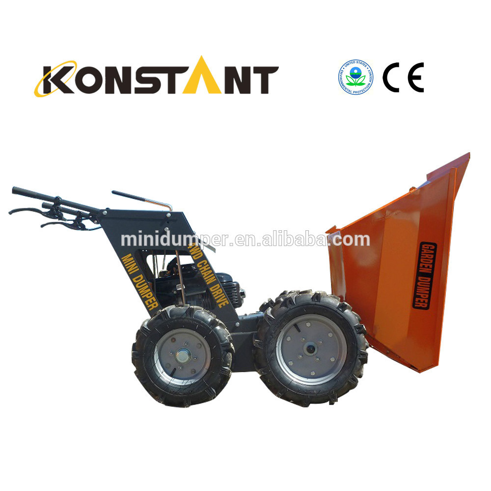 Buy Chain Drive Honda Engine Powered Wheel Barrow 4wd Wheelbarrow Kt ...