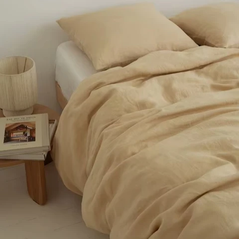 Buy Cotton Duvet Cover In Butter Yellow Soft Bedding Donna Duvet Cover ...