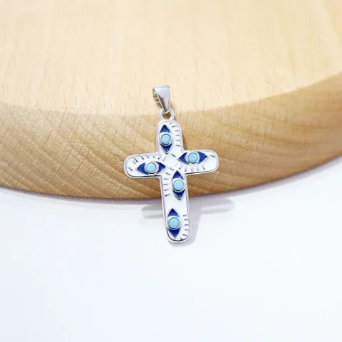 Buy Custom Pendant For Men Rhodium Plated Jewelry Crucifix Cross Turkey ...