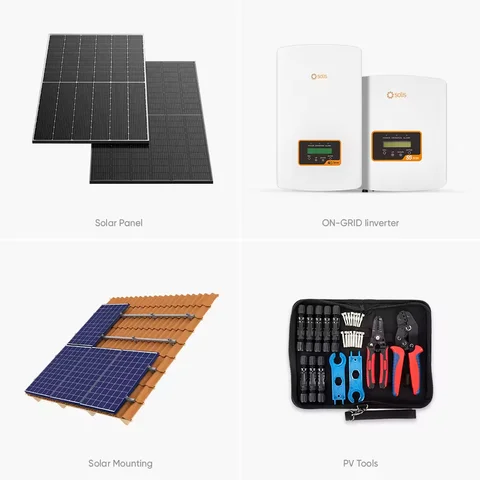 Buy Customized Solar Energy System 3kw 5kw 6kw 10kw On Grid Solar ...