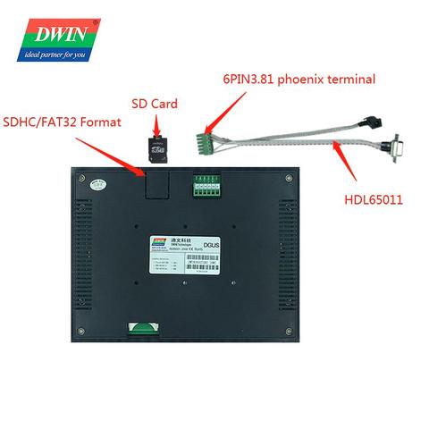 Buy Dwin 8.0 Inch 800*600 Resolution Hmi Industrial Grade Smart Touch Screen Uart Interface Lcd ...