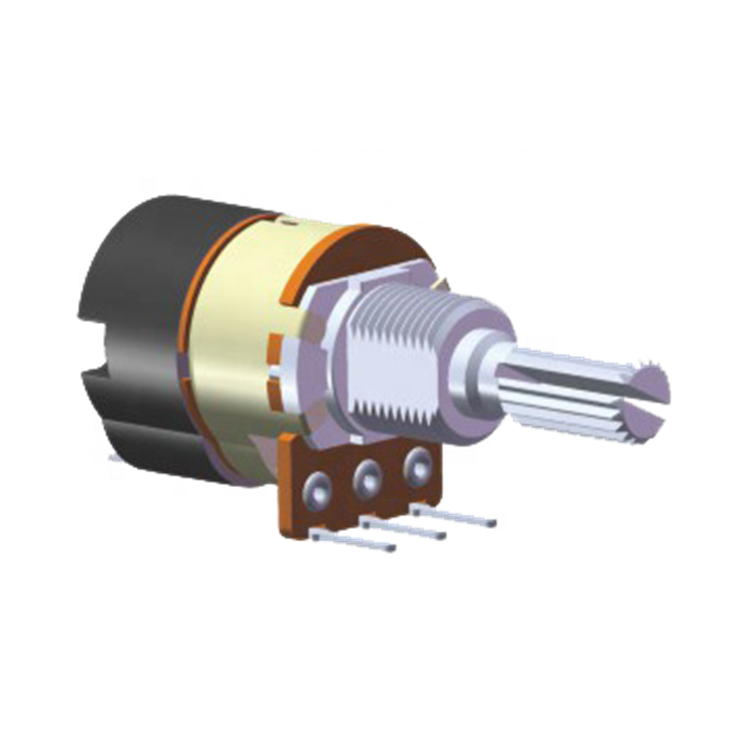 Buy [dy]ruwido Potentiometer Hollow Shaft Potentiometer Horizontal ...