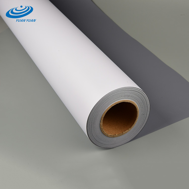 Buy Eco Solvent Semi-glossy Grey Back Inkjet Printing Display Vinyl Pvc ...