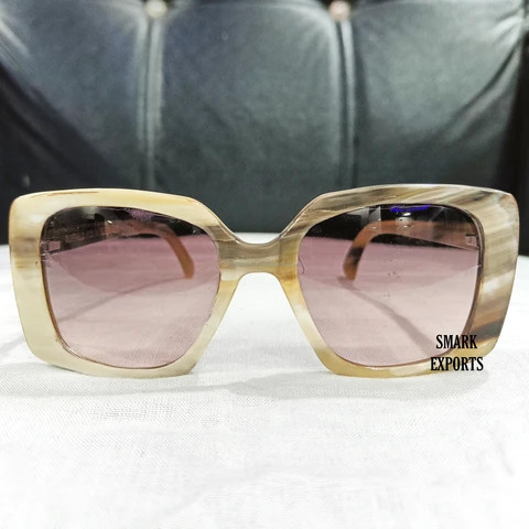 Buy Exquisite Handmade Buffalo Horn Sunglasses & Eyeglasses: Premium ...