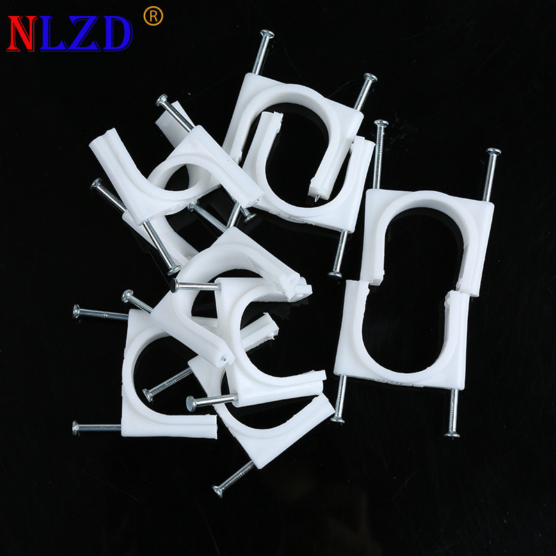 Buy Factory Pe Plastic Electrical Wire Wall Nails Clamp Cord Tie Holder ...