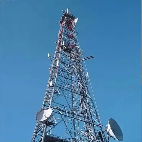 Buy Galvanized 10m To 80m Angle Steel Communication Towers For ...