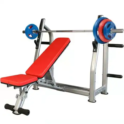 Buy Gym Fitness Power Lifting Barbell Adjustable Bench Press Chair ...
