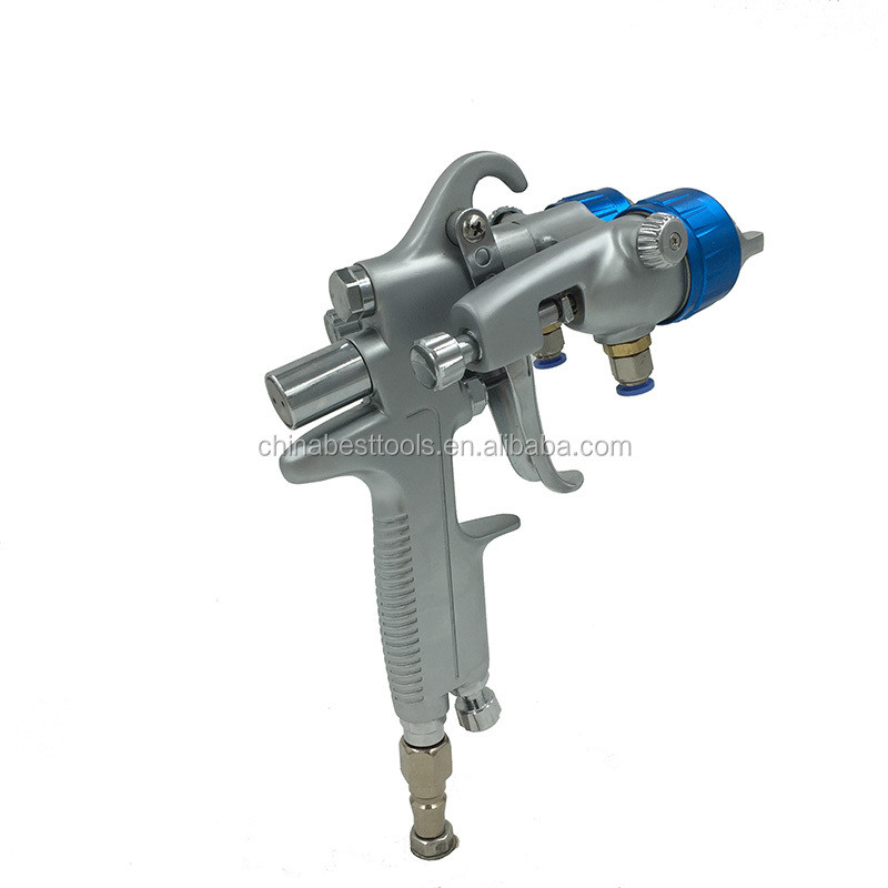Buy High Pressure Dual Head Spray Gun Nano Chrome Air Spray Paint Gun ...
