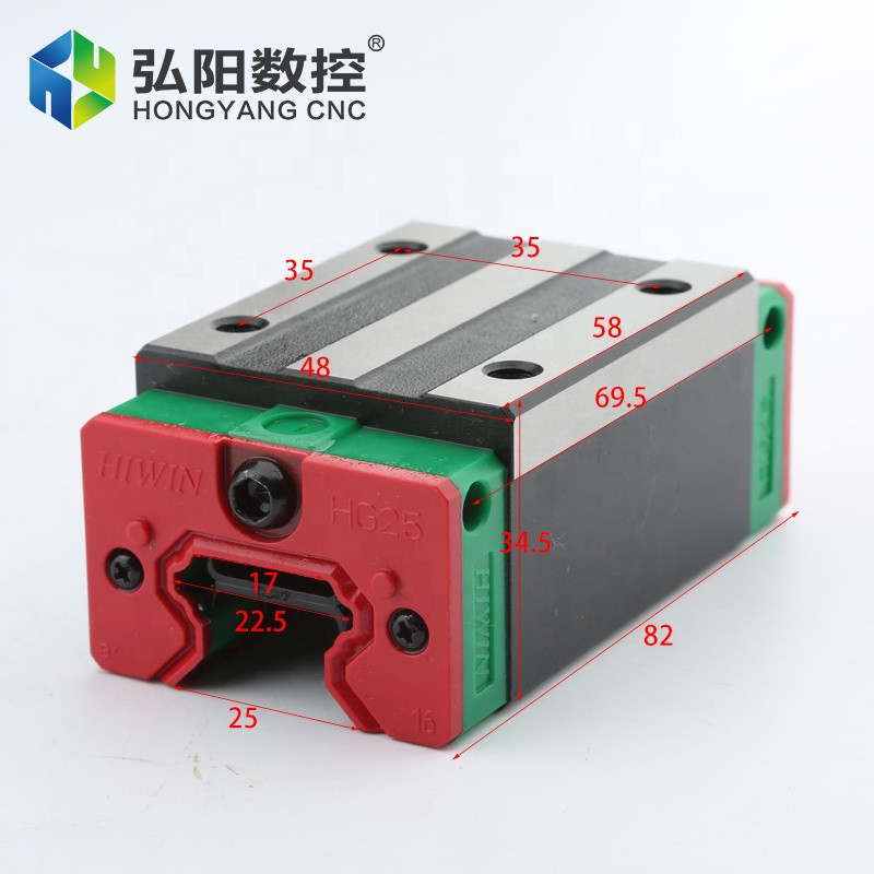 Buy Hycnc Taiwan Hiwin Original Cnc Linear Guide Rail Bearing Curved ...