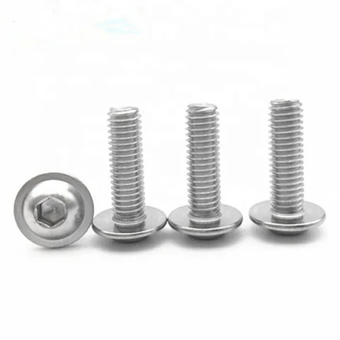 Buy Iso 7380 Washer Head Screw Hex Socket Button Head Screws With Collar from D & T (tianjin ...