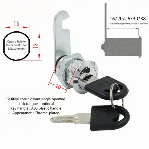 Buy Jk503 Cabinet Hardware Furniture Drawer Lock Hardware Side Mounting ...