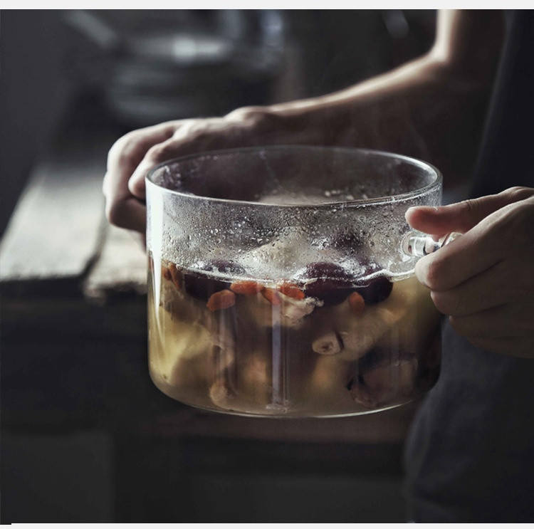 Buy Large Size Transparent Pyrex Glass Cooking Pot from Beijing ...