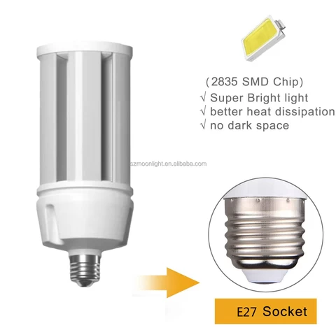 Buy Led Corn Bulb E26 E40 Light Ip65 Waterproof Cob 36w 45w 100w Dimmable E27 E39 Led Corn Lamp ...