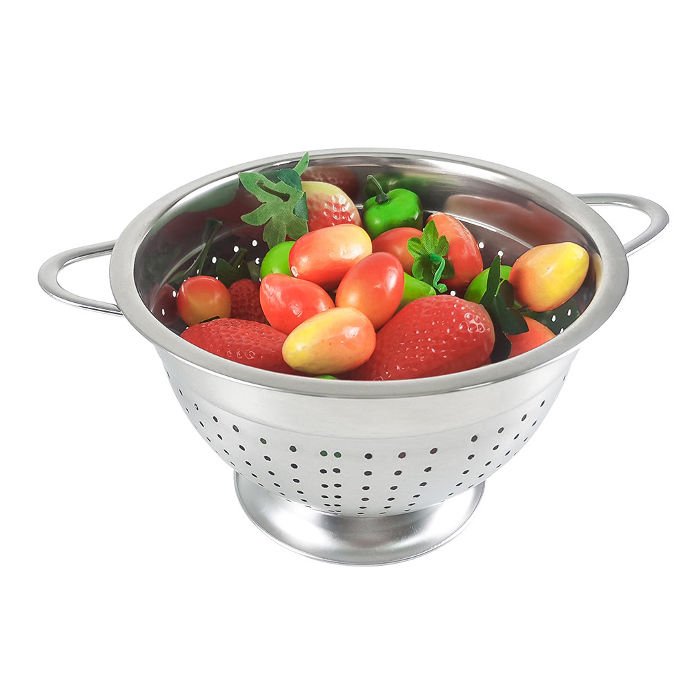 Buy Lihong Strainer Stainless Steel Drain Basket Bowl Food Strainer ...