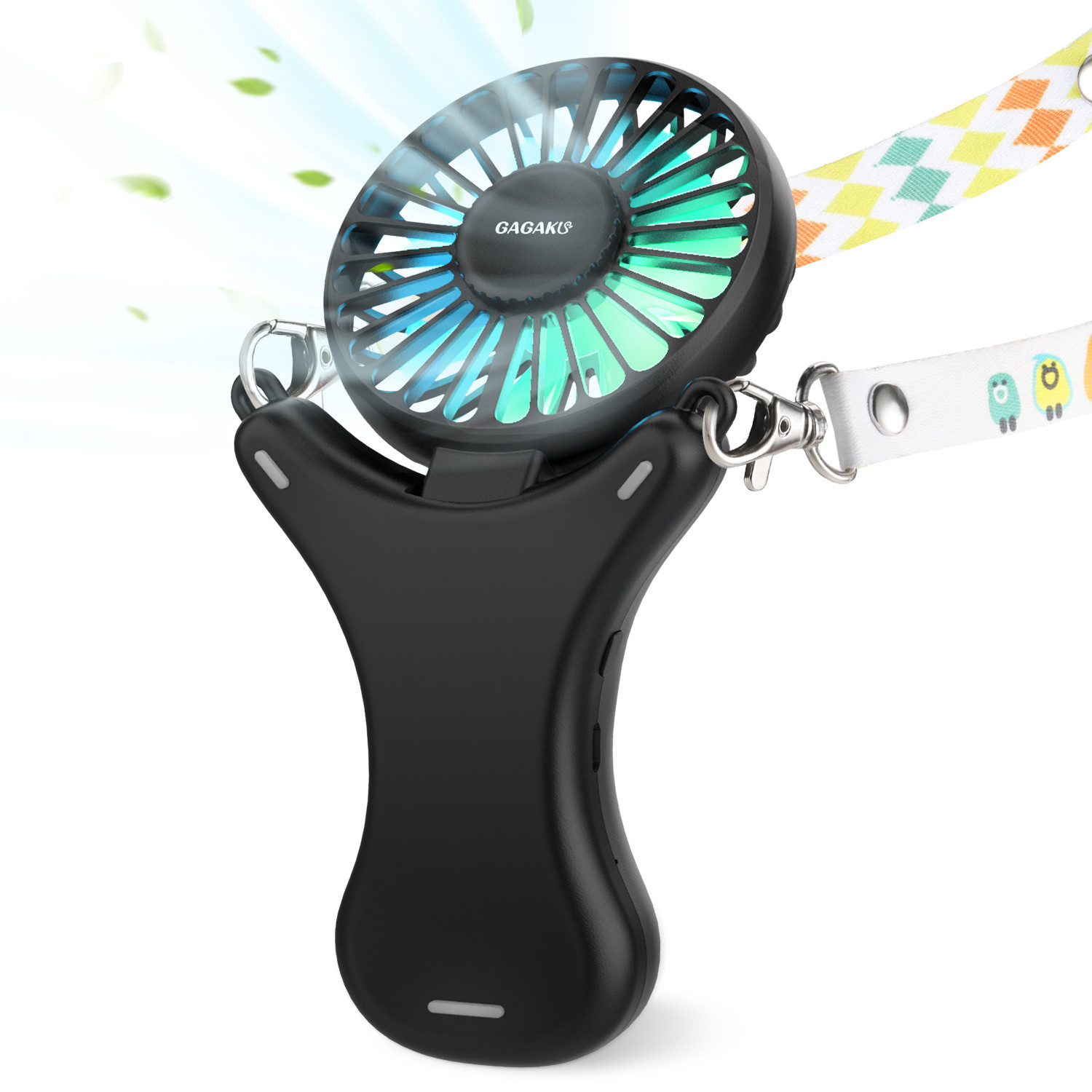 Buy Mini Usb Fan Led Light Handheld Fan Battery Operated Adjustable 3 ...