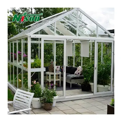 Buy Movable Solarium Garden Room Wall Foldable Standalone Glass House ...