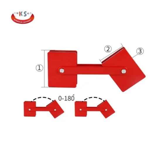 Buy Multy Angle Triangle Arrow Strong Magnetic Adjustable Ground Clamp ...