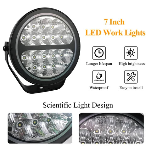 Buy New Arrival 7inch Motorcycle Offroad Light 12v 24v High Lumens Led ...