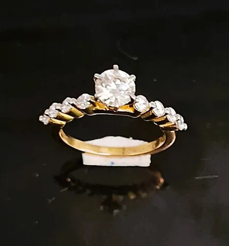 Buy New Design 14k 18k Gold Lab Grown Diamond Rings With Igi Certified ...