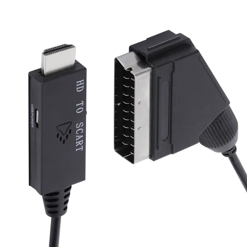 Buy New Hdmi To Scart Converter 1080p Hd Video Adapter Support Ntsc And ...