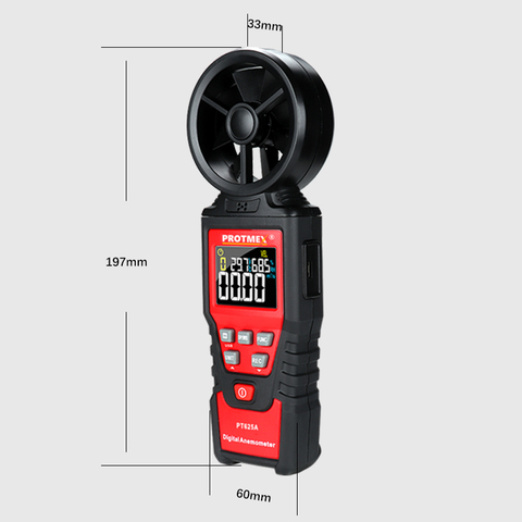 Buy New Product Digital Anemometer Pt625b With Usb Air Flow Meter For ...