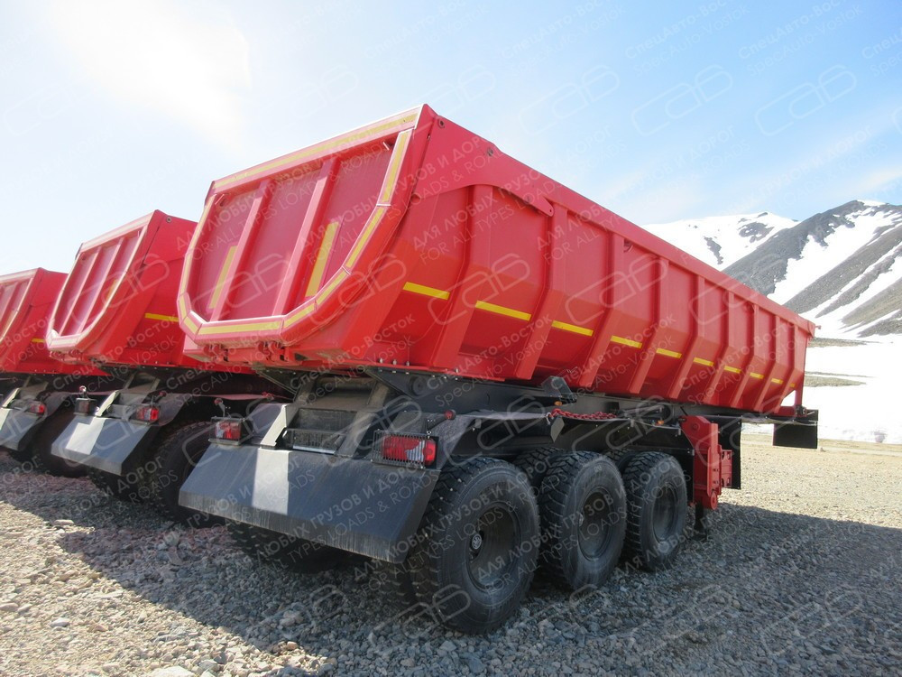 Buy Off Road Timber Semi Trailer Tipper Dump Truck from Fund Investment ...